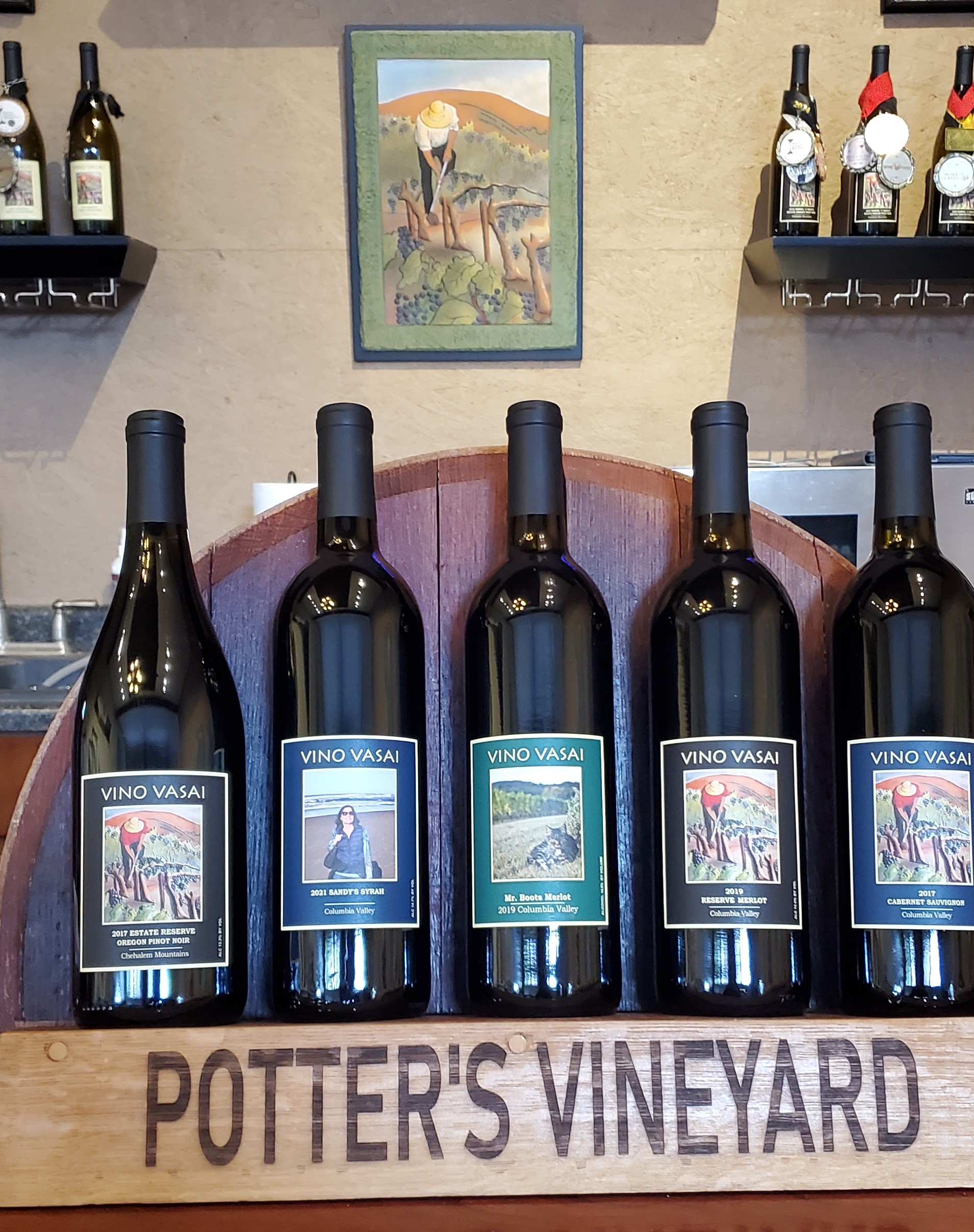 Big Reds on the Flight for the Month of October at Potter's Vineyard ...